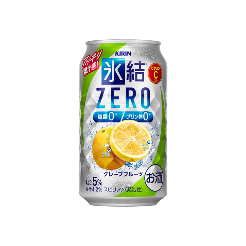 キリンビールが手がける「氷結 ZERO グレープフルーツ」は、日本産の糖類ゼロ・プリン体ゼロのグレープフルーツ風味缶チューハイです。「氷結ZERO」は氷結のフレッシュな果実風味はそのままに、糖類ゼロ・プリン体ゼロを実現した健康志向のシリーズ...