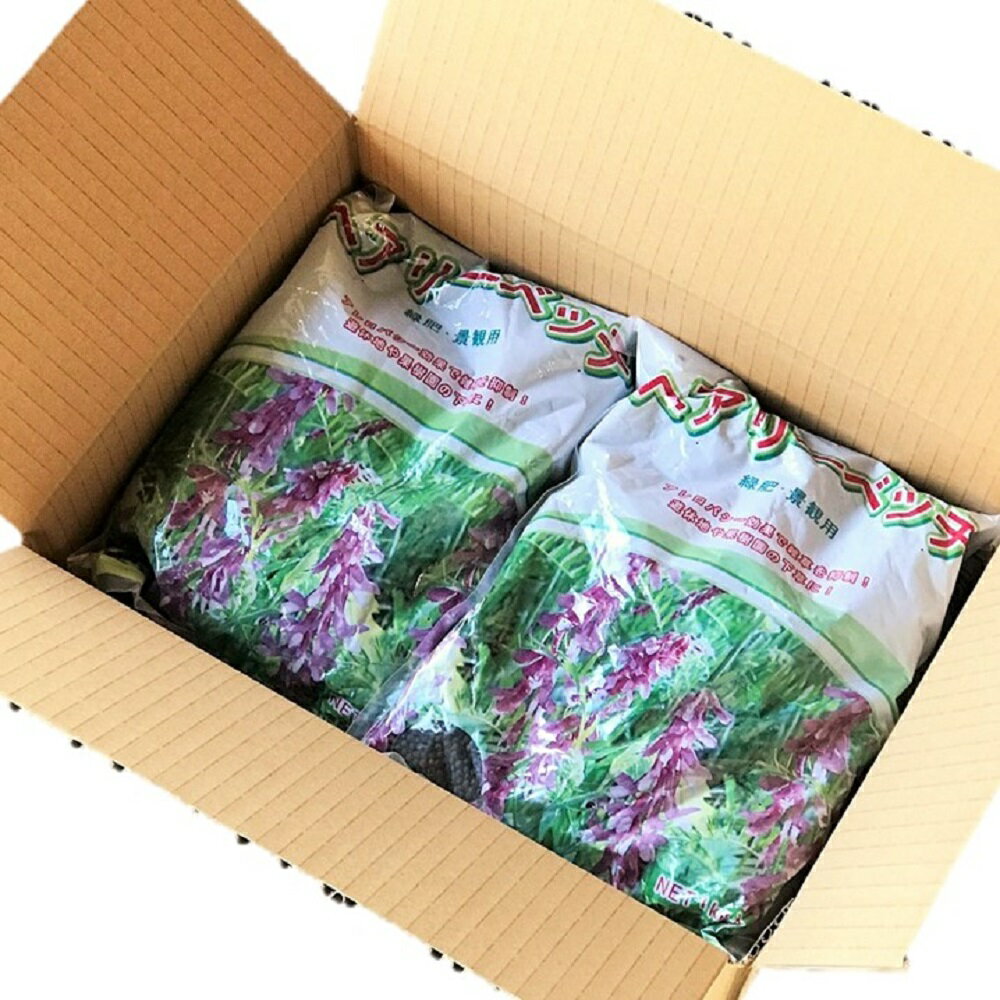 商品情報種類ヘアリーベッチ　品種指定なし播き時9月〜11月、2〜3月内容量：播種量内容量：1kg×10袋播種量：3〜5kg/10a発芽率80%以上生産地中国発送について平日13：00までのご注文で当日出荷いたします。法規上の免責事項・注意種...