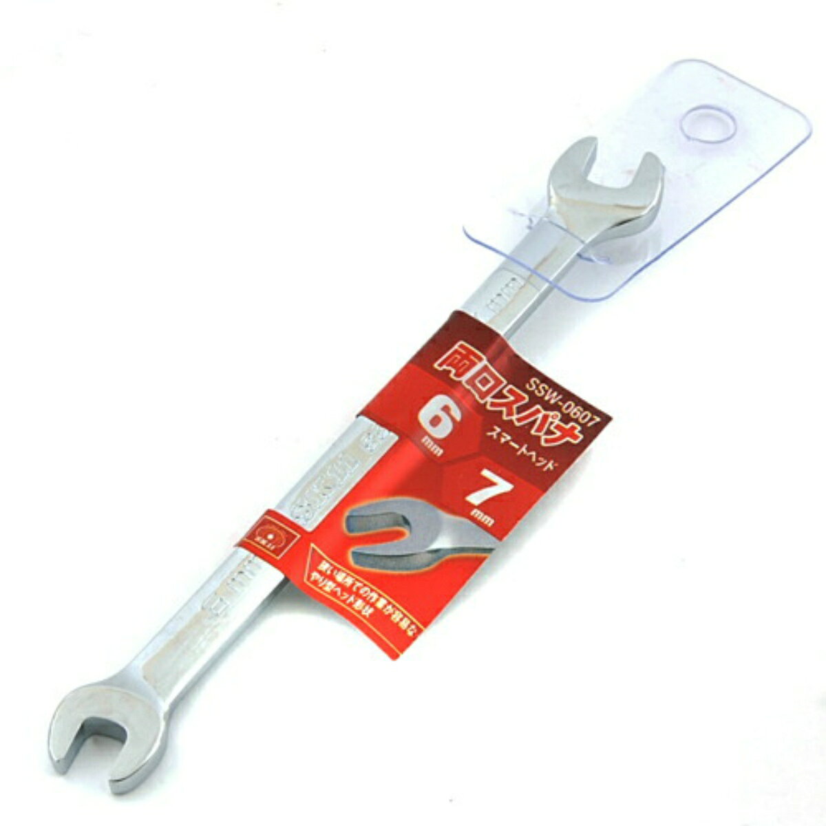 商品名：SK11 スパナ SSW-0607内容量：1個JANコード：4977292851985原産国：台湾商品番号：101-4977292851985ブランド：SK11ヘッド幅をスリムにし、狭い場所での作業性がアップ。狭い場所での作業が容易...