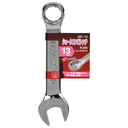 商品名：藤原産業 SK11 ショートコンビレンチ SMS-13S内容量：1個JANコード：4977292263832発売元、製造元、輸入元又は販売元：藤原産業株式会社原産国：台湾商品番号：101-4977292263832ブランド：SK11...
