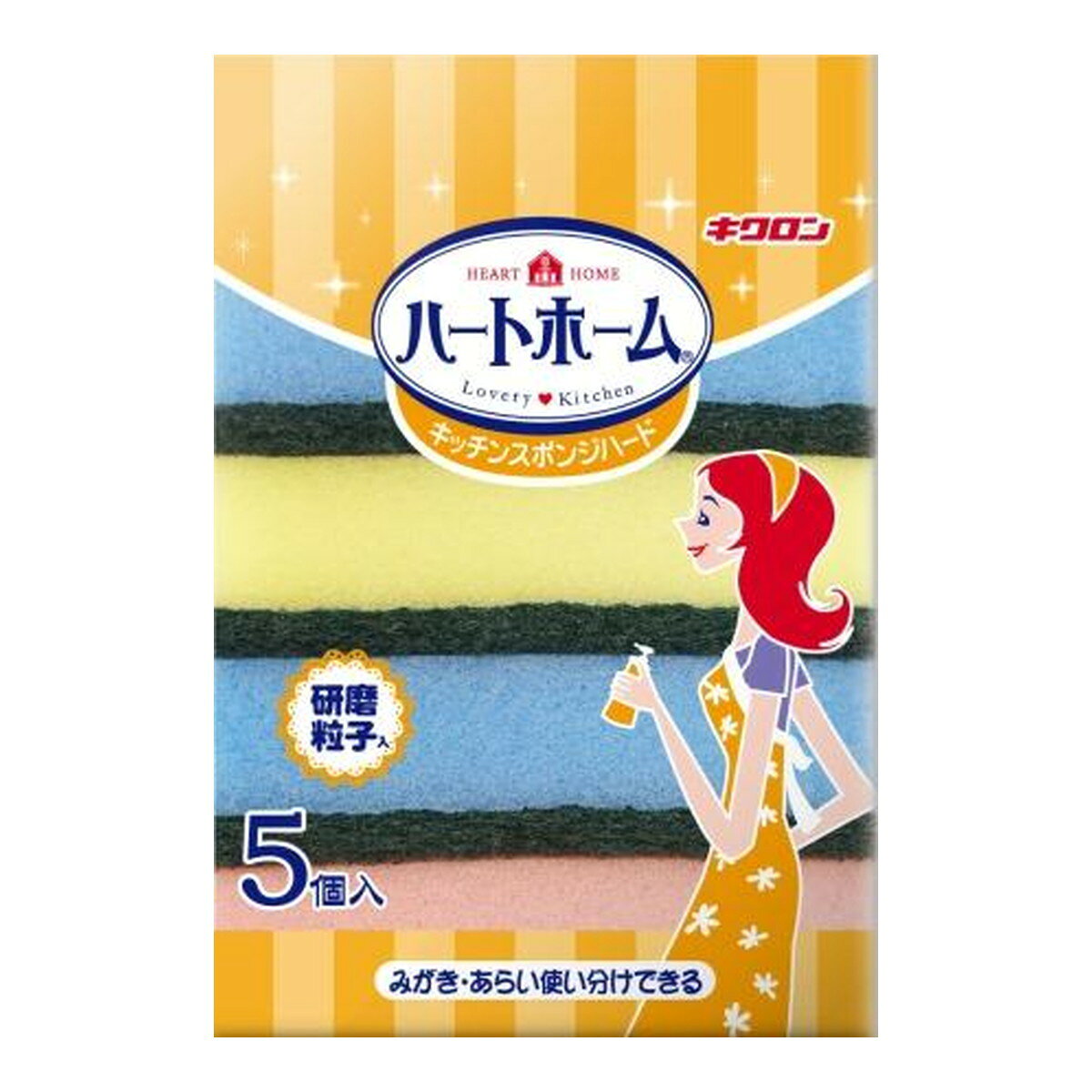 商品名：キクロン ハートホーム キッチンスポンジ ハード 研磨粒子入 5個入内容量：5個入JANコード：4548404101535発売元、製造元、輸入元又は販売元：キクロン原産国：中国商品番号：103-p001-4548404101535商...