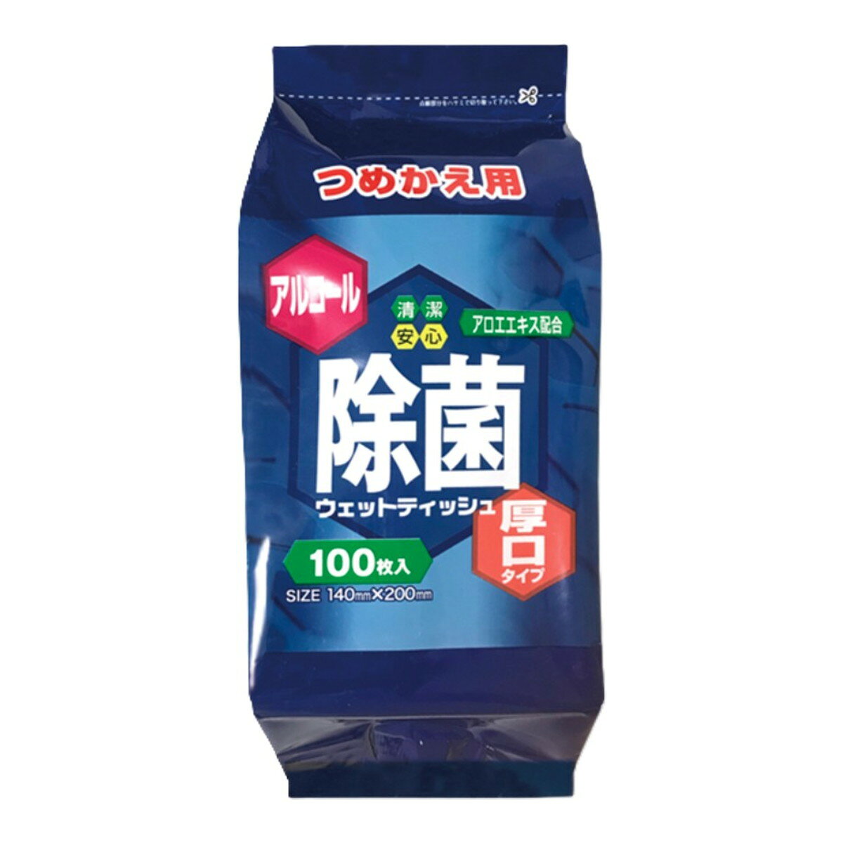 商品名：アルコール 除菌ウェット 厚口 つめかえ用 100枚入 HADARIKI内容量：100枚JANコード：4562256335610発売元、製造元、輸入元又は販売元：HADARIKI商品番号：103-p002-4562256335610...