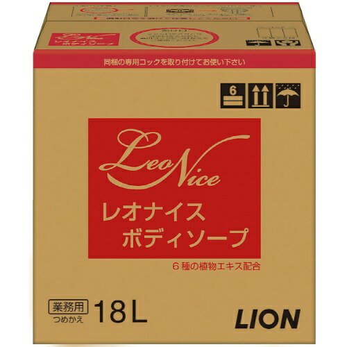 商品名：ライオン レオナイス ボディソープ 18L内容量：18LJANコード：4903301221791発売元、製造元、輸入元又は販売元：ライオン原産国：日本区分：化粧品商品番号：103-4903301221791植物由来の洗浄成分配合。ク...