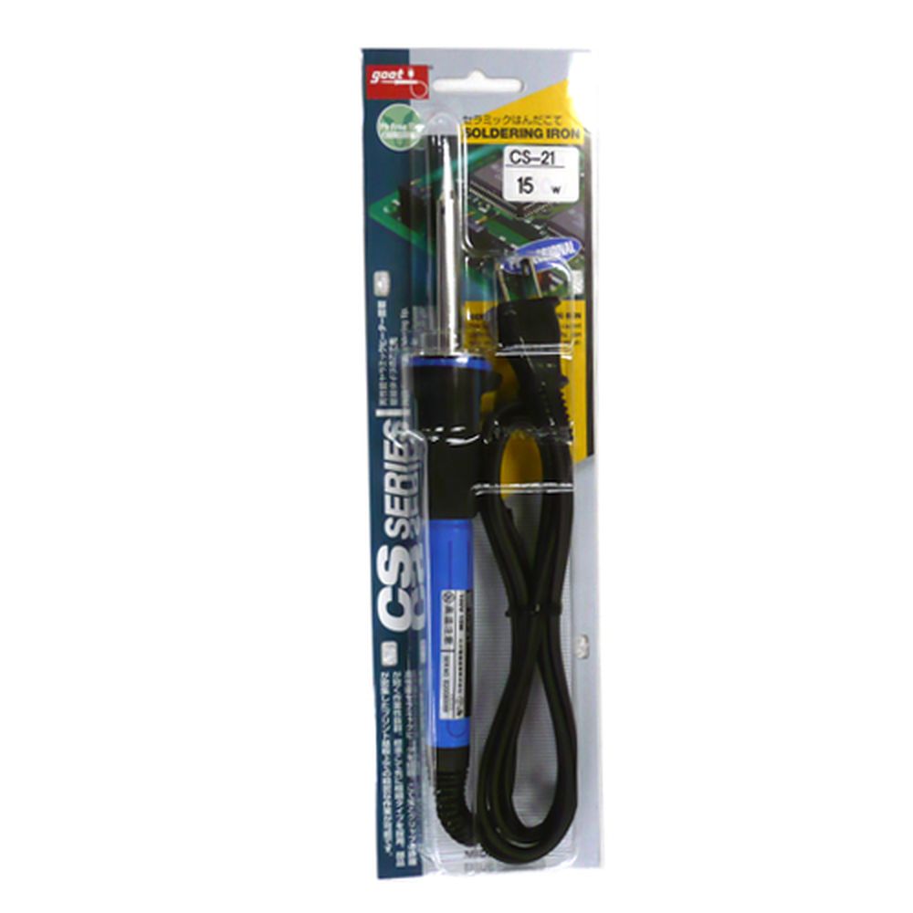 【用途】精密プリント基板用はんだこて20W。【商品特徴】高性能セラミックヒーター搭載のはんだこてです。極細タイプの鉛フリー対応こて先を採用しています。こて先とグリップの距離が短く作業性が抜群です。RoHS対応品です。【商品仕様】サイズ：奥行...