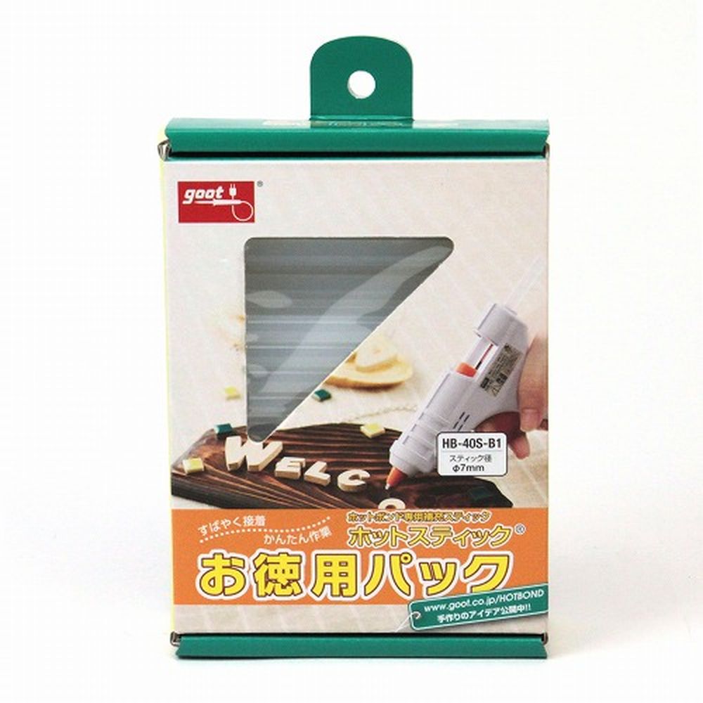 【用途】ホビー用ホットボンド専用スティック72本入り。【商品特徴】HB-25/45/B-30専用ホットスティック(カラータイプ)です。RoHS対応品です。【商品仕様】カラー：クリア。スティックサイズ：径7×100mm。適合機種：HB-25、...