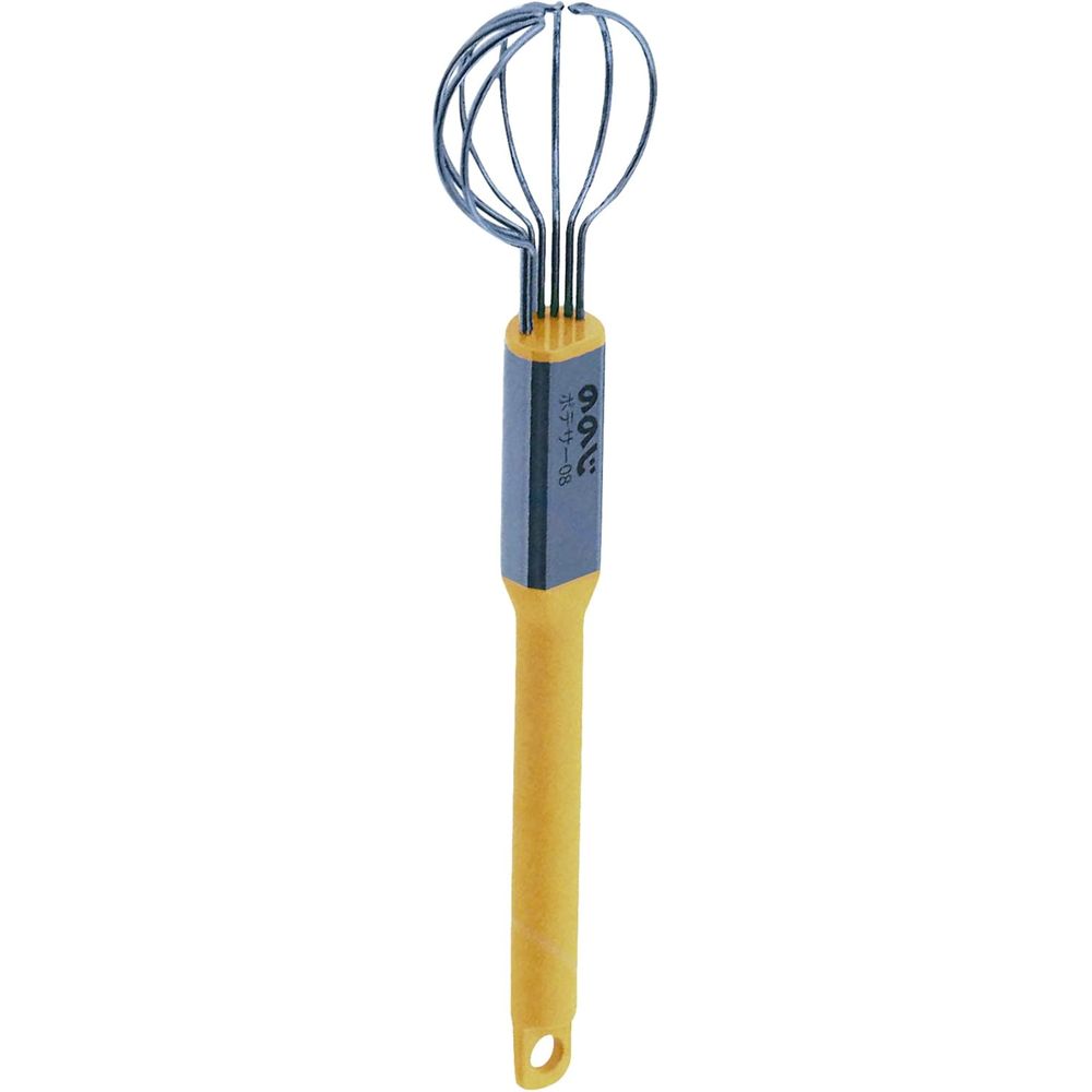 【用途】味噌のとりわけ。【特徴】ワイヤーなので泡立てとしても使えます。泡立て器とスプーンの良いとこどりです。用途の多彩さはもちろんのこと、清潔さとお手入れのしやすさにも徹底的にこだわった作りです。くっつきやすいみそやポテトサラダなどの食材の...