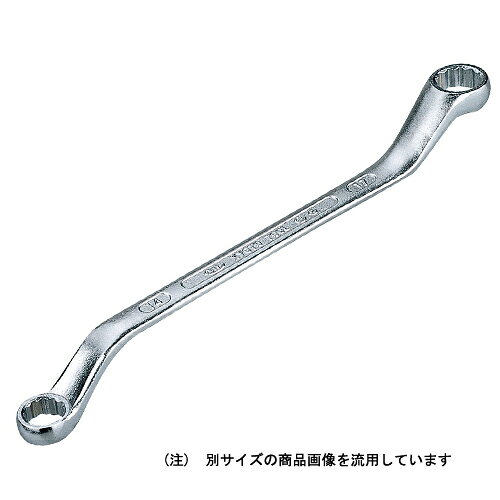 【用途】 六角ボルト・ナットを締め緩めする為のめがねレンチ。 【特徴】 オフセット角度45度のスタンダードタイプです。 KTC独自のNパワーフィット形状採用でボルト・ナットにやさしく、レンチの強度も向上しました。 【仕様】 ●サイズ：22×...