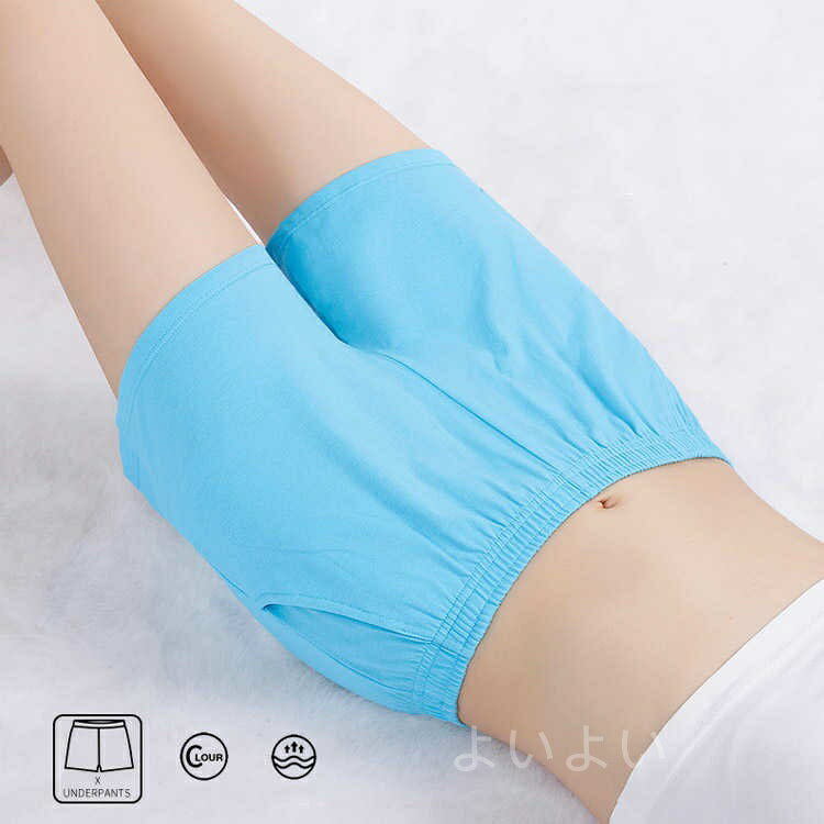 楽ちんでオシャレな女性用トランクス。ちょっとしたお出かけや急な来客も大丈夫なスポーティーなデザイン。冷えや体調不良の改善、太もも周りの黒ずみ防止に役立つレディーストランクスです。ストレッチが効く綿＆ポリウレタン混生地、動きやすく、肌触り優し...