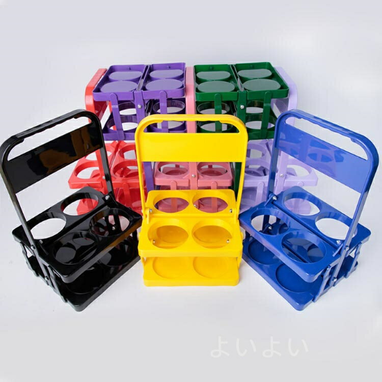 2個セット！4本収納できるボトルキャリーです！アウトドアやキャンプで大活躍◎折り畳み可能で、使わないとき収納の場所を取りません！ハンドル付きで、ワインボトルの収納は持ち運びが簡単です。車、バー、屋外ピクニック、レストラン、ハロウィーン、結婚...