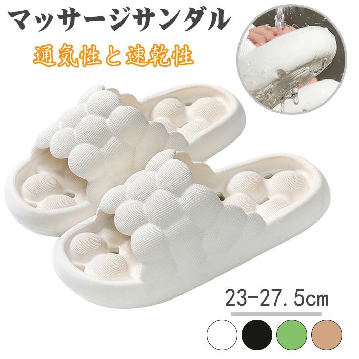 商品コード ts-shoes235 商品仕様 バブルマッサージサンダル：特別なライチバブルの凹凸デザイン、湾曲したソールと優れた足のサポート。接触している足の裏にマッサージ効果があり、歩き疲れずに足元をリラックスさせます。 高品質の素材：柔...