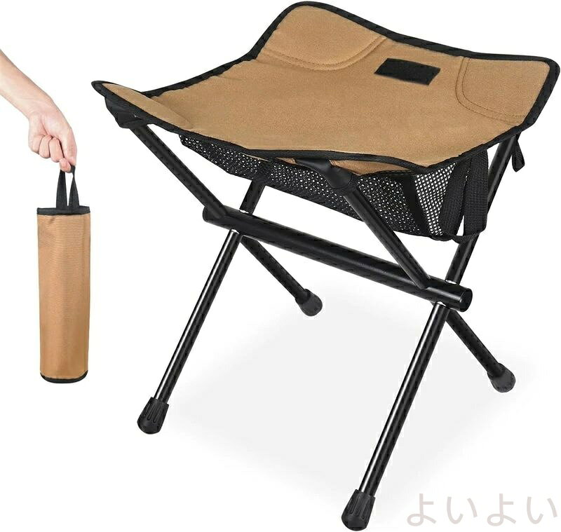 展開サイズ：32*32*34cm 収納サイズ：32×10cm 重量：525g キャンプやBBQなどのアウトドアシーンには欠かせない「折りたたみチェア」。キャンプチェア・キャンプスタンド・フットレスト3WAYで活用可能で、機能性抜群です！座る...