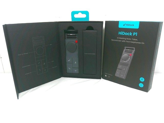 &nbsp; 商品説明 商品名 【中古】HiDock　P1　AIボスレコーダー　スペースグレイ　ワイヤレスイヤホン対応　文字起こし【9800円以上で沖縄・離島も送料無料】 コメント 使用感少なく美品です。 動作確認、初期化済みです。 付属品...