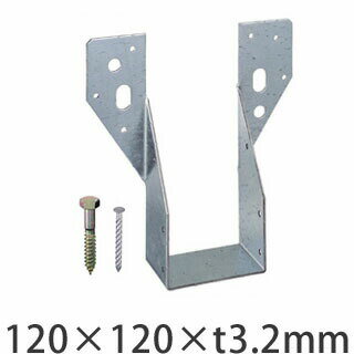 用途 架材同士の接合に使用します。 特徴 仕口加工なしで横架材を接合できるため、従来に比べて施行効率がアップしました。 横架材の上に直接床合板を貼る場合にも支障なく取付けができます。付属品: ラグスクリューM12-75×2本 ZS-50×1...