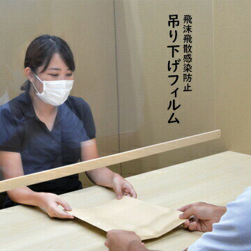 特　長 ★上下を木製バーで挟んで、紐を通すだけの簡単設置 ★フィルムを好きな長さにカットできます ★グリーン購入法適合商品 仕　様 ★フィルム：約1100×800mm / 再生PET200μ ★木製バー：約25×840mm / MDF ★付...