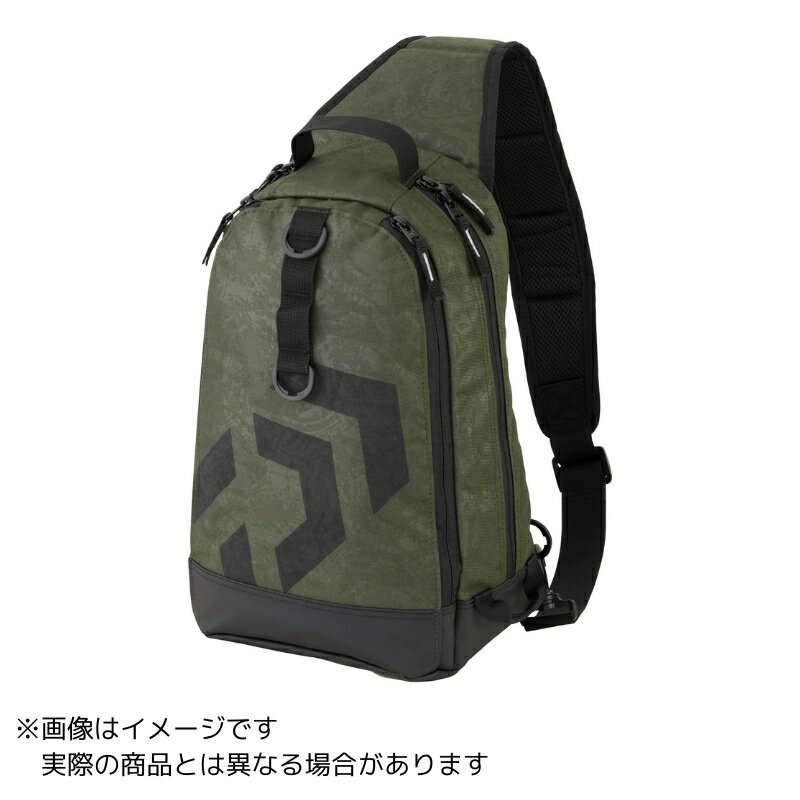 ●DAIWA ●商品名：ONE SHOULDER BAG(D) ●詳細 陸っぱりを中心に、海・淡水を問わず幅広いフィッシングシーンで活躍する汎用ショルダーバッグ 左右どちら側にも取り付け可能な幅広ショルダーベルトを備え、バッグを前に持ってく...