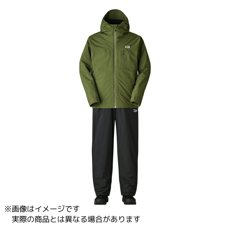 ●DAIWA ●商品名：RAINMAX(R)ウインタースーツ ●詳細 基本性能を搭載した、定番のレインマックス防寒 100gの中綿のロフト感を保ちやすい柔らかな素材を採用した中綿入りレインスーツ。 生地はストレッチ性のある動きやすい防水透湿...