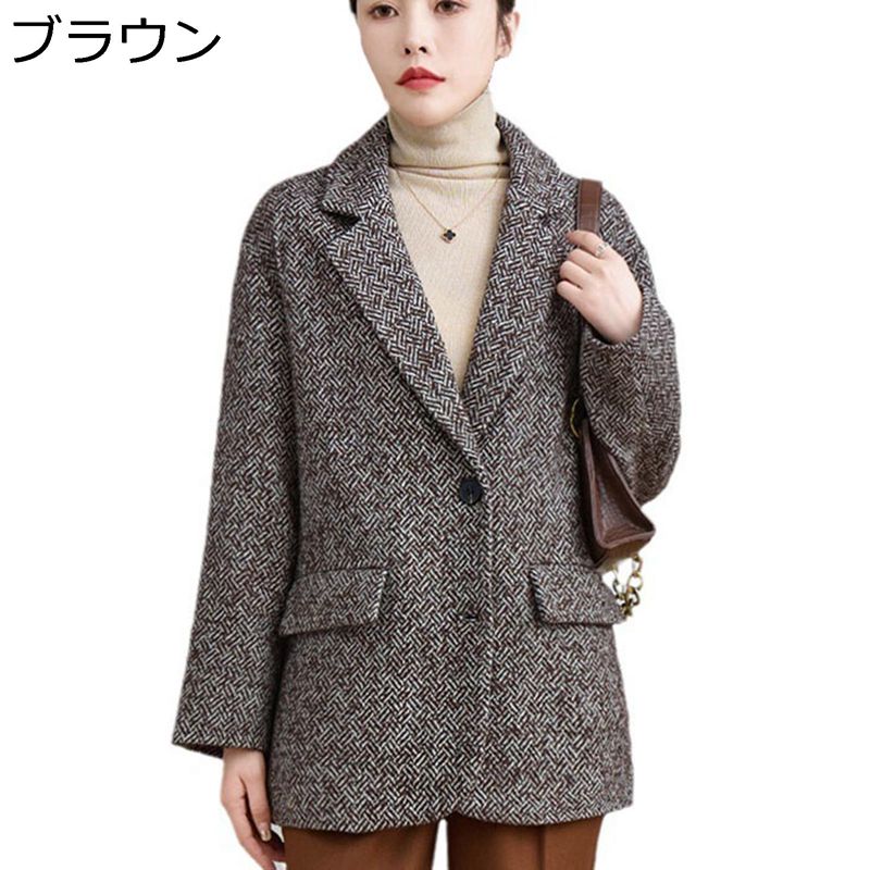楽天市場】ヘリンボーン 生地(コート・ジャケット|レディース 楽天市場】ヘリンボーン 生地(コート・ジャケット|レディース