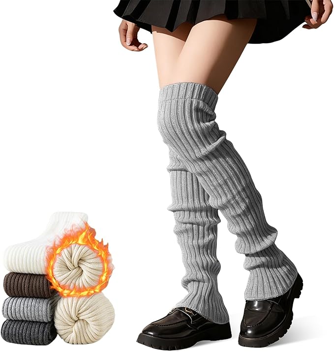 【ちょうどいい長さでズレない】足首からふくらはぎまで包む約40cmのロング丈。ゴムのついた上部分がピタッとフィットするから、歩いても走ってもズレ落ちない！【ふわっ厚で超あったか】高密度に編んだアクリル素材だから、1.毛玉ができにくい 2.肌...