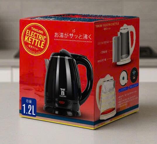 二重構造でやけど防止 ― 安全設計 • 内側：食品安全基準の304ステンレス使用（サビに強く安心） • 中間層：断熱構造により保温性を高め、熱を逃がしにくい • 外側：耐熱性の高いABS樹脂で、触れても熱くなりにくい お湯が沸騰していても外...