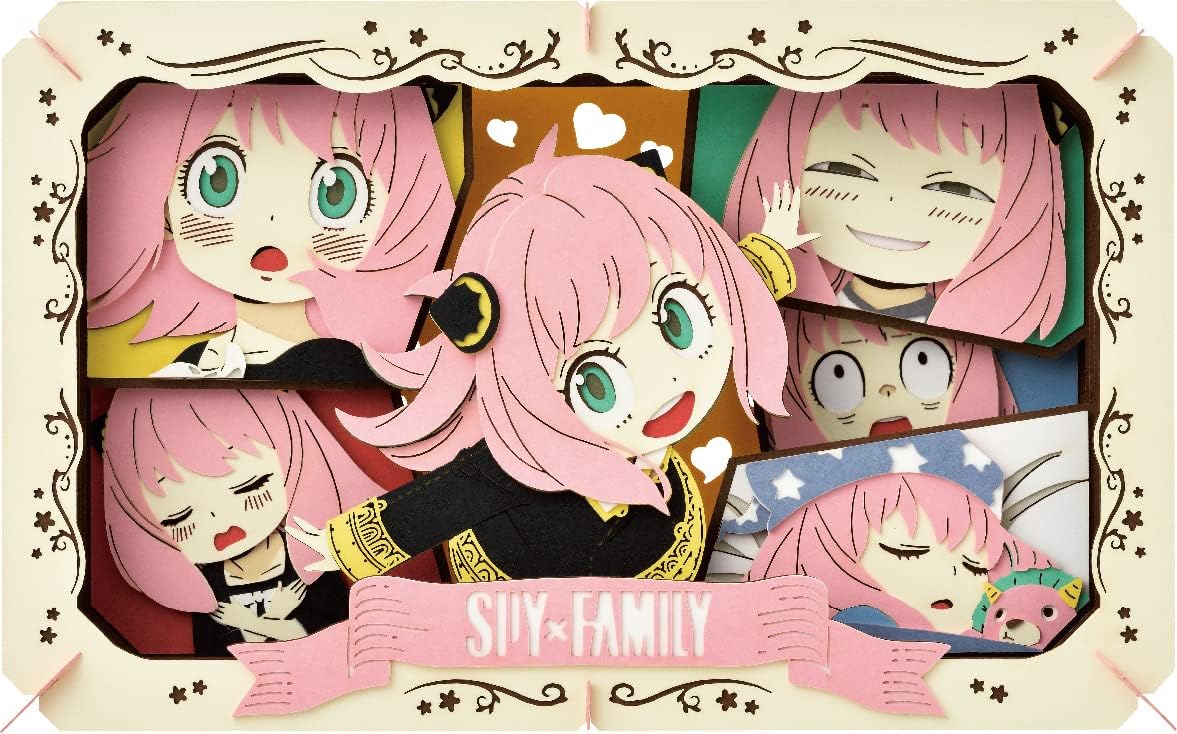 SPY×FAMILYより、ペーパーシアターが登場です！ ・ペーパーシアターは登場するキャラクターの印象的な名場面を、レーザーで精密にカットされた紙を重ね合わせて作り上げるペーパークラフトキットです。 ※写真はイメージサンプルです。あくまでイ...