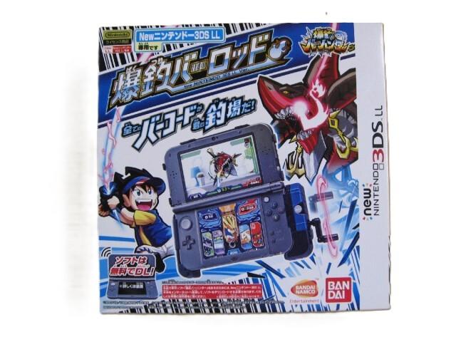 Newニンテンドー3DS LL 【ニンテンドー3DSソフト】「爆釣バーハンター」 ニンテンドー3DS専用ガジェット&ダウンロードゲームのセット。 バーコードに潜む未知の生命体「バーソウル」を釣る事が出来る唯一のガジェット。 ARカメラを使っ...