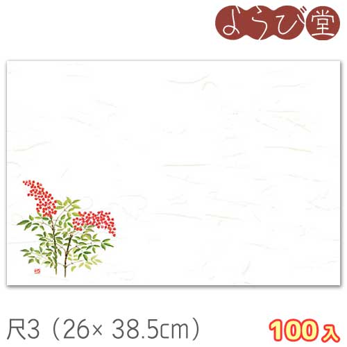 雲竜の流れ目を印刷で表現しました。さりげなく、おもてなしの宴に最適です。 ●サイズ：約26×38.5cm●入数：100枚入●素材：無蛍光紙●生産国：日本製 ※食用インキを使用しておりませんので、直接お料理を盛り付けるときは、必ずOPクリアシ...