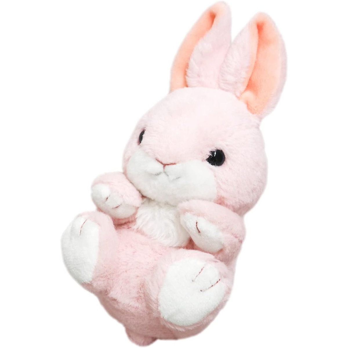 商品名: きゅんコロ ウサギ サイズ:約 W10×D12×H12 cm 材質: ポリエステル 特徴: きゅんきゅんコロンシリーズがさらに可愛くなって再登場！ 丸まって寝ころんだポーズが可愛い！ ウサギの赤ちゃんぬいぐるみ。 お腹の空気笛を押...