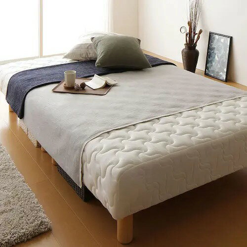 お客様の注目キーワードはこちら！セミシングルベッド マットレスベッド 長さが短いベッド ポケットコイル 脚付き 分割式 ヘッドレス 日本国産信頼の日本製で、理想の寝心地を実感していただける脚付きマットレスベッドです。内部構造にこだわり、コイ...