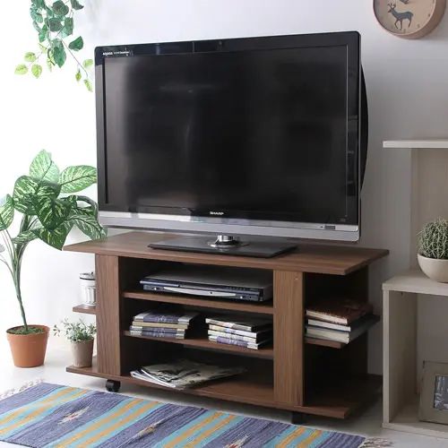 お客様の注目キーワードはこちら！シンプルでスタイリッシュなデザイン・収納力もある TVボードこんな美しいデザインのテレビボードはいかがでしょうか?スタイリッシュでシンプルなデザイン、木目調の優しいデザインですのでリビングルームの雰囲気が柔ら...