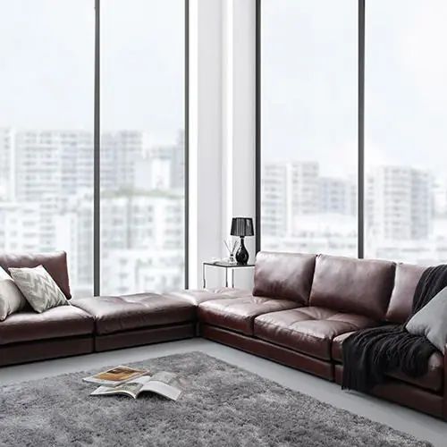 お客様の注目キーワードはこちら！高級感ある暮らし 大型コーナーカウチソファ210cmタイプ オットマンセットご家族の団欒にちょっと高級感のあるこちらのソファはいかがでしょう。大型ですが高さが抑えられているので圧迫感はなく、開放的に感じられる...