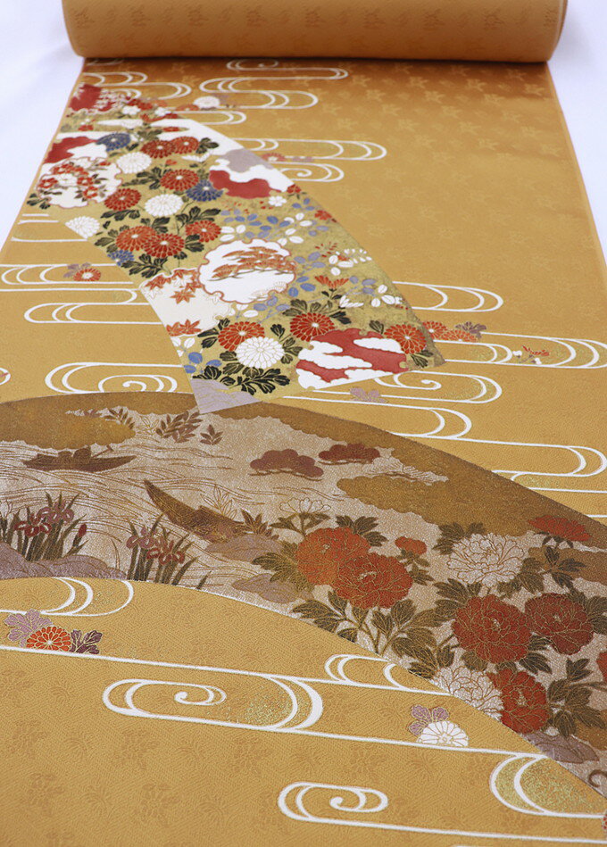 ←クリックで写真を拡大 商品情報 附下 新古品 長さ約12.5m 幅約35cm 価格は生地（反物）のみの価格です。お仕立て代等は含まれておりません。 お仕立ては時期、素材等によって値段が変動しますので、お問合せ下さい。 ご質問等ありましたら...