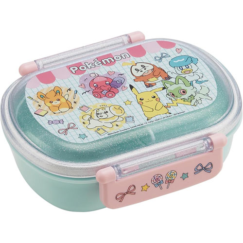 ポケットモンスター (ポケモン ポッピングアップ) 抗菌 ふわっとフタ タイトランチボックス 360ml お弁当箱 QAF2BAAG 【食洗機対応 電子レンジ対応 小判型】キッチン用品で国内大手のスケーター株式会社の商品です!ふわっと盛り付...