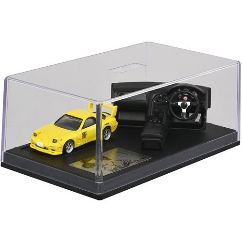 トミカプレミアムunlimited STEERING VIEW 頭文字D FD3S RX-7 (第1巻仕様) 【ステアリングビュー 模型 ミニカー 本体 ディスプレイケース付属 フィギュア】頭文字D FD3S RX-7（高橋啓介）とダッシュ...