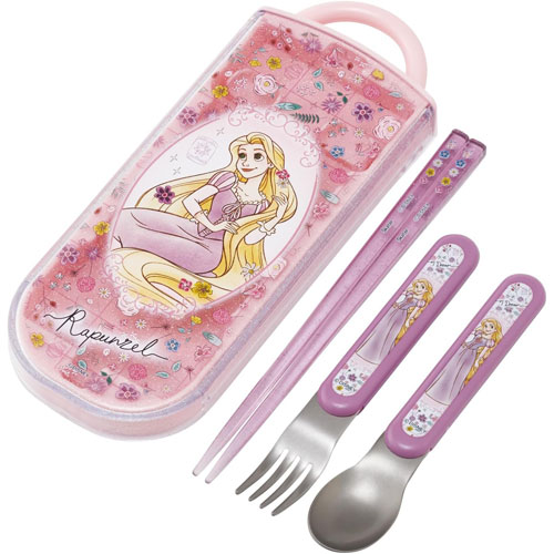 ディズニープリンセス 塔の上のラプンツェル 26 食洗機対応 スライド式トリオセット (箸 フォーク スプーン ケース お名前シール付属) TACC2 【おはし 給食】キッチン用品で国内大手のスケーター株式会社の商品です!食器洗い乾燥機OK...