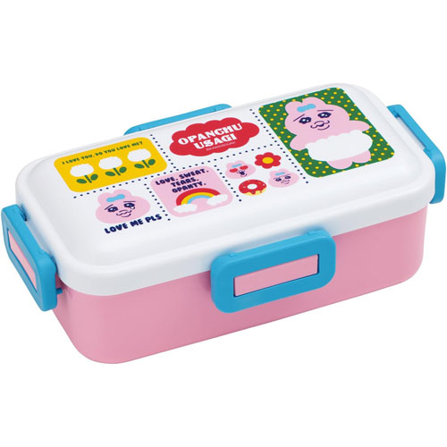 おぱんちゅうさぎ 4点ロック ふわっと弁当箱 530ml PFLB6 【食洗機対応 電子レンジ対応 ランチボックス 大人用 子供用 遠足 グッズ 雑貨 スケーター】キッチン用品で国内大手のスケーター株式会社の商品です!ドーム型のフタで、"ふ...