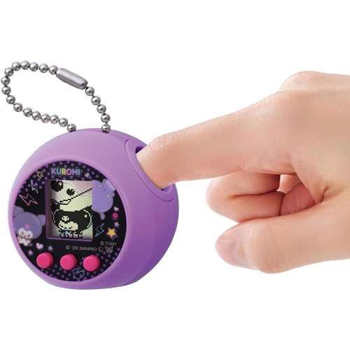 ぷにコミュ クロミのぷにるんず 本体 【サンリオ 育成 ペット プニルンズ 通信 携帯液晶ゲーム機 タッチ 玩具】ハローキティが“ぷにぷにカワイイ”ぷにるんずに!?ずっと触りたくなる“ぷにぷに”触感「ぷにコミュ」鞄につけて持ち運びやすいキー...
