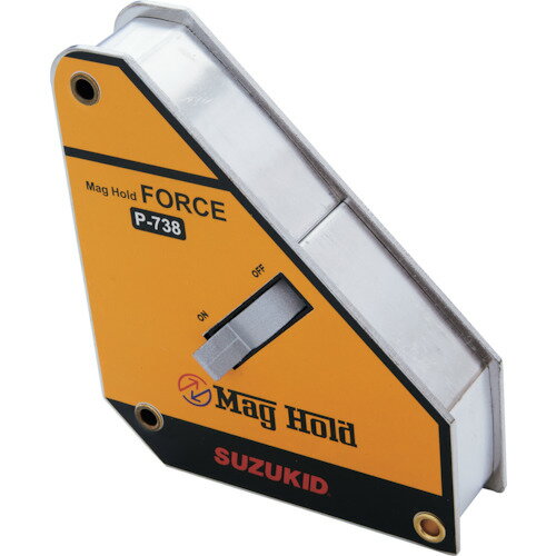 【特長】 溶接作業時の位置決めや、角度保持に最適です。 強磁力でしっかり固定できます。 細かい材料、薄い材料での作業に最適です。 45°/90°/135°の角度での保持が可能です。 スイッチ付きで磁力のON/OFFが可能なので材料への脱着、...