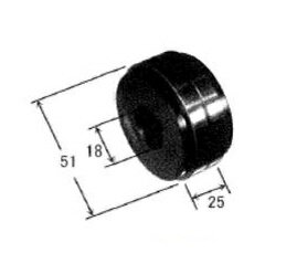 ダイヘン　アルミワイヤ用送給ロール（1.6mm）　K183B38です。高品質溶接を実現するダイヘン純正部品です。適用する送給装置：WD-71この商品もおすすめダイヘン アルミワイヤ用送給ロール (1.2mm-1.6mm) K5463R03ダ...