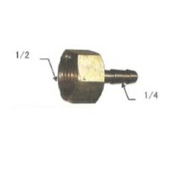 ダイヘン　水道給水口接続金具　P1042M01です。高品質溶接を実現するダイヘン純正部品です。Φ1/4（6.4mm）ホース用です。