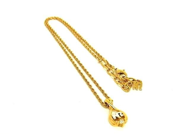 商品情報 ブランド名 NINA RICCI ニナリッチ 状態ランク Aランク(美品) ライン カラーゴールド系 素材 サイズ(cm) 全長:約43.8cmトップ:W 約0.8cm H 約1.6cm サイズ(inch) ポケット 付属品画像内...