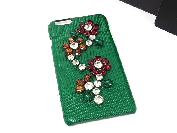 商品情報 ブランド名 DOLCE＆GABBANA ドルチェ&ガッバーナ 状態ランク Aランク(美品) ライン カラーグリーン系 素材 リザード型押しレザー サイズ(cm) W 約8cm　H 約15.7cm　D 約0.8cm サイズ(inch...