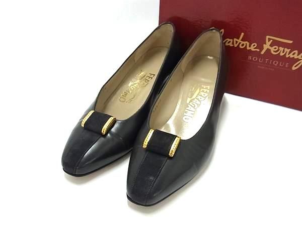商品情報 ブランド名 Salvatore Ferragamo フェラガモ 状態ランク Bランク ライン カラーダークグレー系×ブラック系 素材 レザー×スエード サイズ 表記サイズ:5(日本サイズ 約22.5cm)アウトソール 約24cm　...