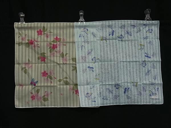 商品情報 ブランド名 HANAE MORI ハナエモリ 状態ランク SAランク(新品同様) ライン カラーイエロー系×ブルー系 素材 コットン100％ サイズ(cm) ブルー系:W 約47cm　H 約47cmイエロー系:W 約47cm　H ...