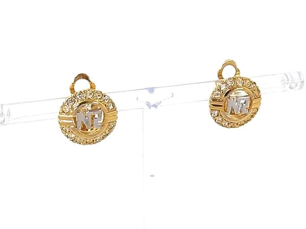 商品情報 ブランド名 NINA RICCI ニナリッチ 状態ランク Aランク(極美品) ライン カラーゴールド系×シルバー系 素材 サイズ(cm) W 約1.4cm　H 約1.4cm サイズ(inch) W 約0.55inch　H 約0.5...