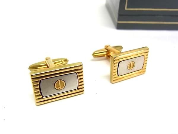 商品情報 ブランド名 dunhill ダンヒル 状態ランク Aランク(美品) ライン カラーゴールド系×シルバー系 素材 サイズ(cm) W 約1.8cm　H 約1.2cm サイズ(inch) ポケット 付属品画像内にあるものが全てになりま...