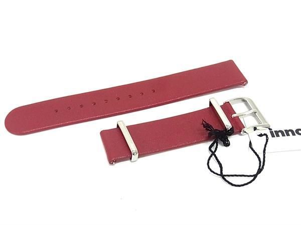 商品情報 ブランド名 innovator イノベーター 状態ランク Sランク(未使用品) ライン カラーレッド系 素材 レザー サイズ 全長 約11.8cm　全長 約7.5cm　幅 約1.8cm(ベルト穴×9) ポケット 付属品画像内にある...