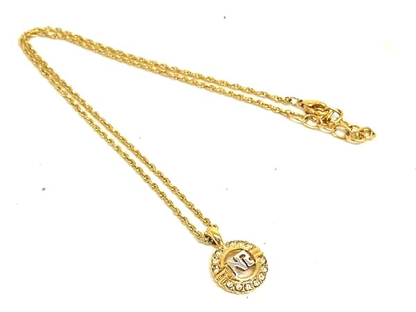 商品情報 ブランド名 NINA RICCI ニナリッチ 状態ランク ABランク(美品) ライン カラーゴールド系×シルバー系 素材 サイズ 全長:約44cmトップ:W 約1.4cm　H 約1.4cm ポケット 付属品画像内にあるものが全てに...