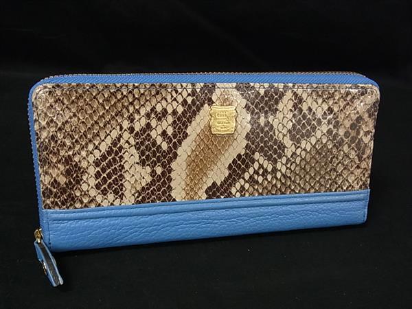 商品情報 ブランド名 efffy エフィー 状態ランク Aランク(美品) ライン カラーブルー系×ベージュ系 素材 パテントレザー×レザー サイズ W 約19.5cm　H 約9cm　D 約2.5cm ポケット外 ポケット×1　中 ポケット×...