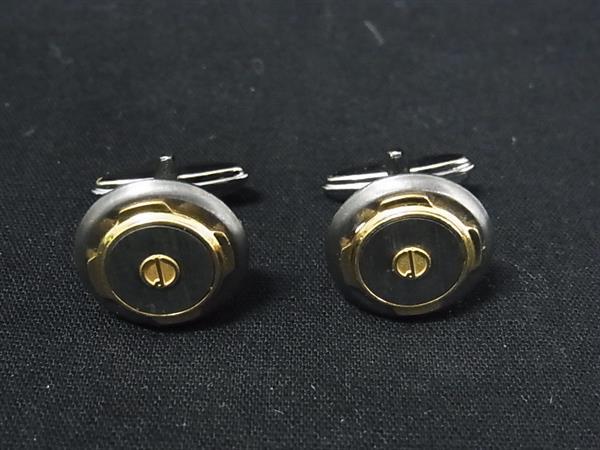 商品情報 ブランド名 dunhill ダンヒル 状態ランク ABランク ライン カラーシルバー系×ゴールド系 素材 サイズ W 約1.7cm　H 約1.7cm ポケット 付属品画像内にあるものが全てになります シリアル及び刻印 状態使用感　...