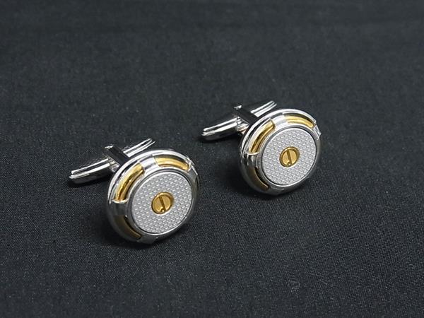 商品情報 ブランド名 dunhill ダンヒル 状態ランク ABランク(美品) ライン カラーシルバー系×ゴールド系 素材 サイズ(cm) W 約1.8cm　H 約1.8cm サイズ(inch) W 約0.71inch　H 約0.71inc...
